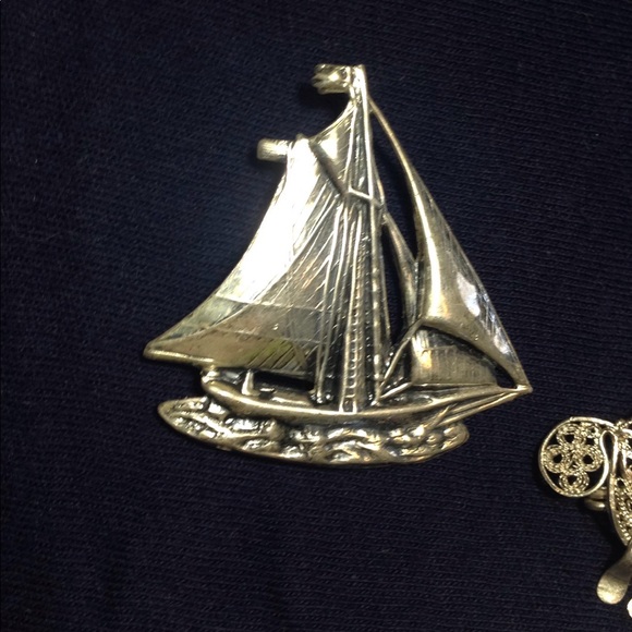 Accessories | Vintage Ocean Pinsset Of 3 | Poshmark